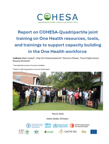 Resources | Capacitating One Health in Eastern and Southern Africa